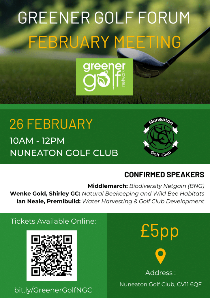 Greener Golf Forum February Meeting - Greenergolf